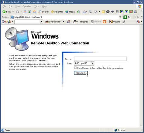 install remote desktop web connection on windows xp ~ technical support