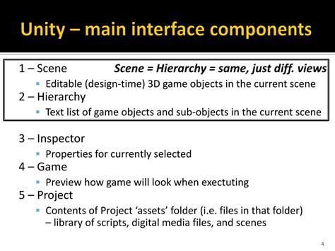 ppt introduction to unity powerpoint presentation free download id