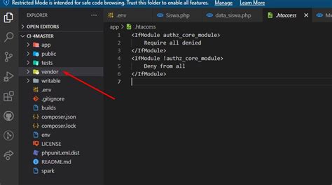 import data excel dengan codeigniter 4 menggunakan phpspreadsheet