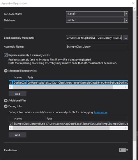 github coltonf93 usql classlibrary issue this is a