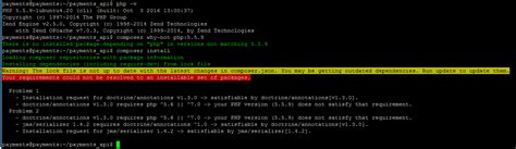 laravel 5 2 can t be installed with composer with php 5 5 9 stack