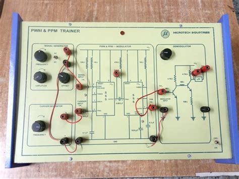 Pwm And Ppm Modulation And Demodulation Trainer Microtek Industries