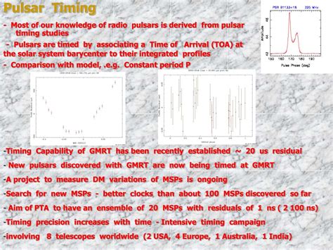 Ppt Pulsar Search And Timing Powerpoint Presentation Free Download