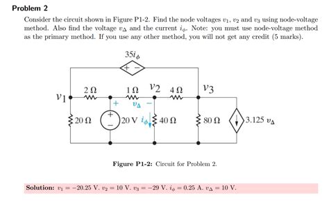 Solved Problem 2 Consider The Circuit Shown In Figure P1 2