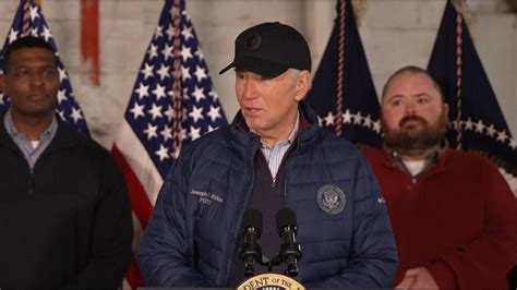 Biden Visits East Palestine 1 Year After Train Derailment