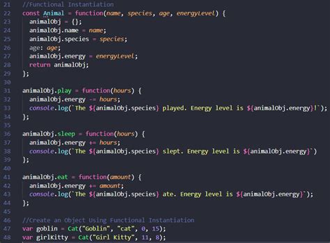 object instantiation patterns in javascript