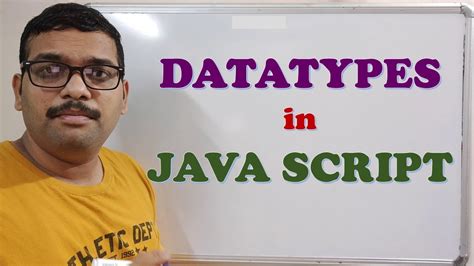 datatypes in javascript youtube