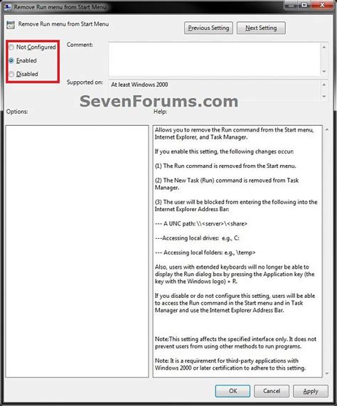 run command enable or disable windows 7 help forums