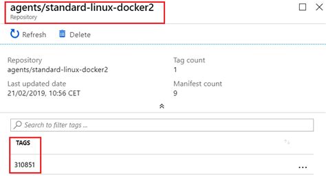 update docker tag using docker task on azure devops