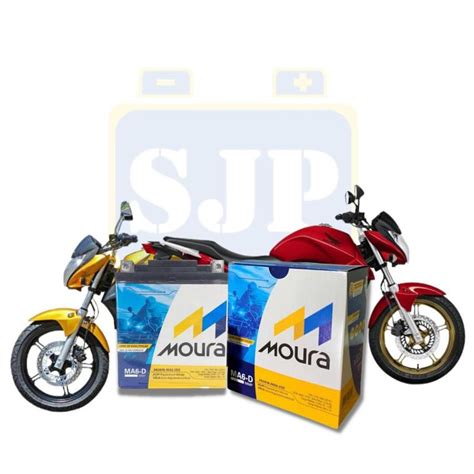 Bateria Moura 6ah Cb 300 R Falcon Twister Lander Tornado Cbx Moura