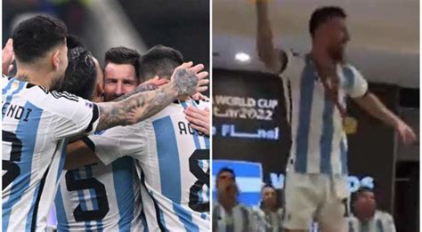 Unmissable Argentina Captain Lionel Messis Table Dance With Fifa