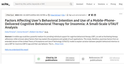 [citation Report] Factors Affecting Users Behavioral Intention And Use