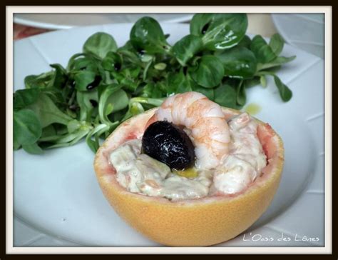 Pamplemousse Crevettes Avocat Loasis Des Lônes