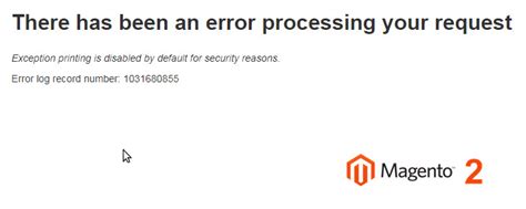 magento exception printing is disabled how it helps in debugging