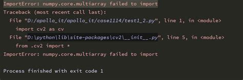 solution importerror numpy core multiarray failed to import cv2 numpy
