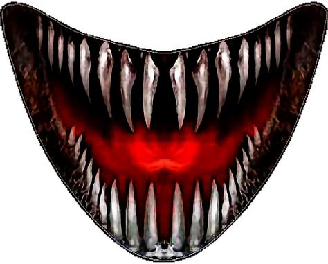 Teeth Mouth Lips Scary Monster Halloween Blade Teeth Scary Mouth