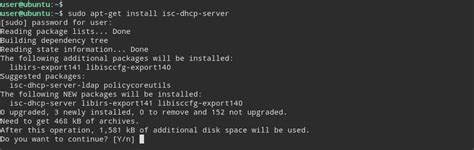 ubuntu dhcp server install and configure dhcp server in