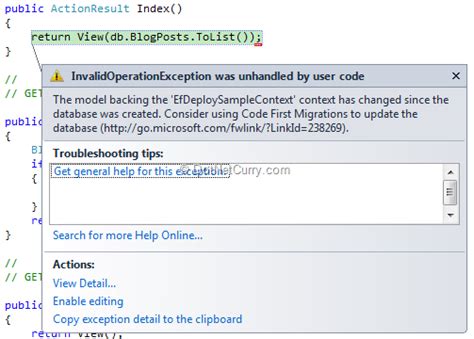setting up entity framework for production use dotnetcurry