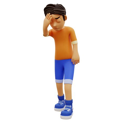3d Character Posing Dizzy 9363387 Png