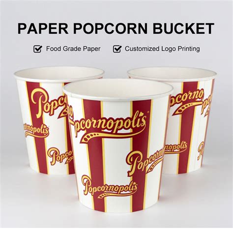 85oz Disposable Fried Chicken Container Paper Bucket For Fried Chicken