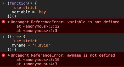 javascript strict mode