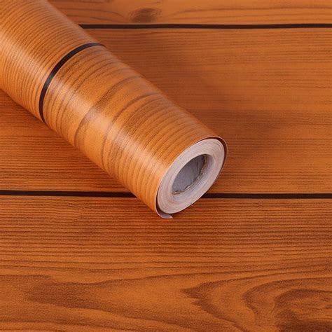 Jual Wallpaper Sticker Dinding Motif Serat Kayu Mewah Elegan Premium