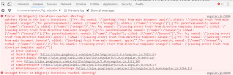 dealing with angular s infinite digest loop error 10