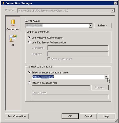 sql server connection string ssis mzaerthai