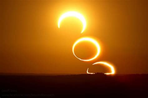 a wacky distorted view of the recent solar eclipse universe today