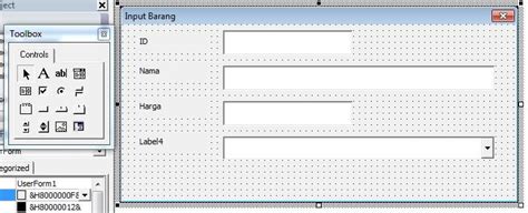 cara membuat aplikasi input data dengan macro excel