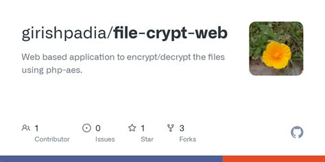 github girishpadia file crypt web web based application to encrypt