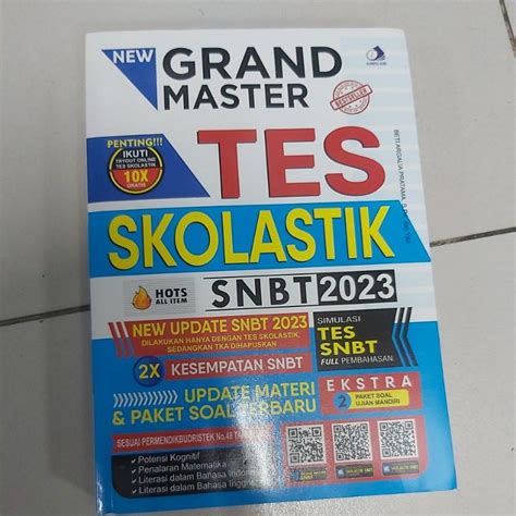 Jual Jual Buku New Grand Master Tes Skolastik Snbt 2023 Beti Argalia
