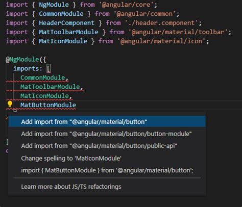 [solved] angular material intellisense doesn t work in vscode angular js