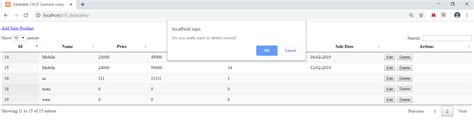 datatable crud example using codeigniter mysql and ajax roy tutorials