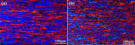 Longitudinal Section Microstructure Of Al Cu Mn Mg Fe Alloys With