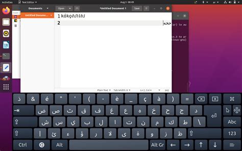 onscreen keyboard on ubuntu keyman how to sil language software