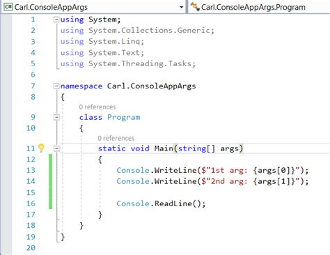 C Parsing Commands And Arguments In A Console App