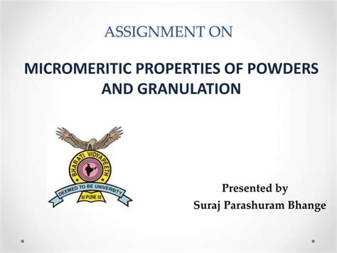 Micromeritics Ppt