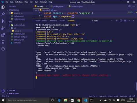 internal modules cjs loader js 985 throw err · issue 2506 · nodejs