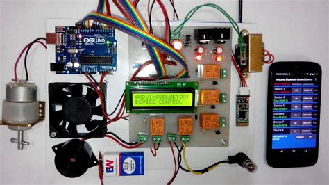 arduino based device control using bluetooth on smartphone youtube