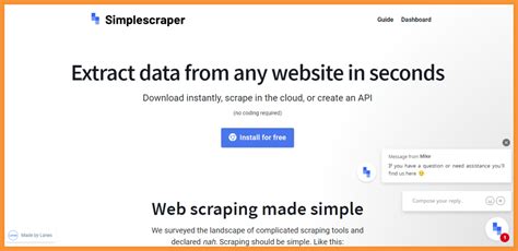 no code platforms for web scraping and data extraction in 2021