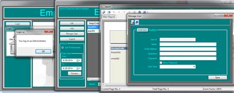 employees information system free source code tutorials and articles