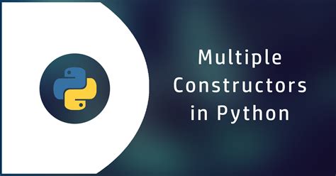 how to implement multiple constructors for class in python