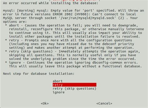 server phpmyadmin is showing the mysqli extension is
