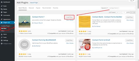 how to use wordpress contact form 7 plugin on your website
