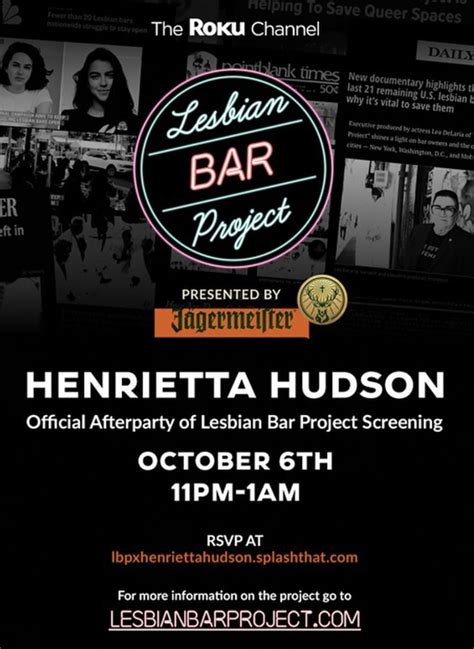 Official Afterparty Of The Lesbian Bar Project Docuseries Screening At