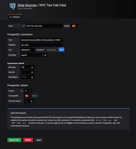 visualize time series data with timescale and grafana dzone database