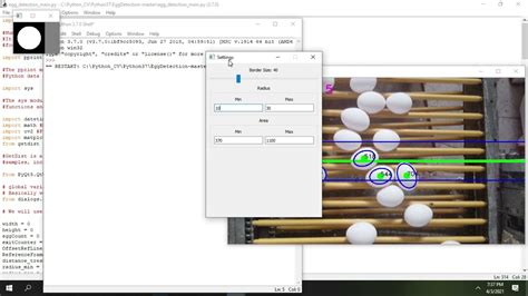eggs counting using image processing opencv python youtube