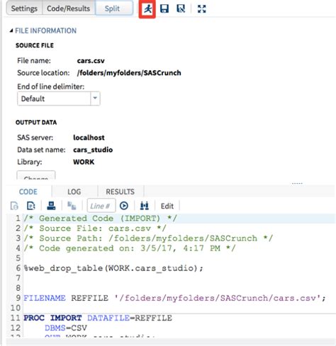 how to import csv files into sas